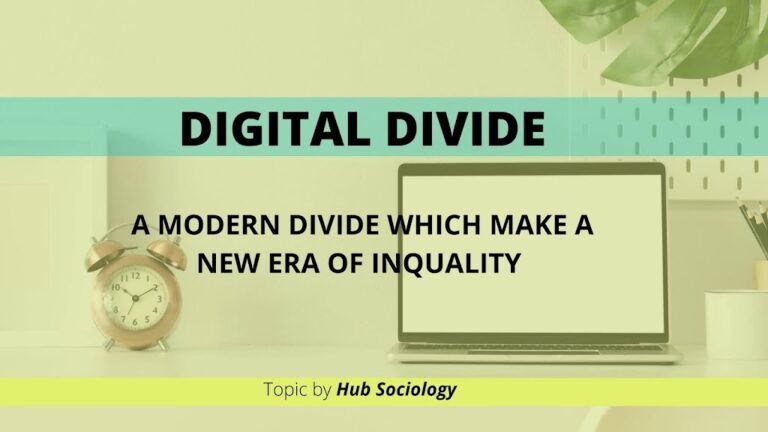 DIGITAL DIVIDE: Introduction and Concept - HUBSOCIOLOGY