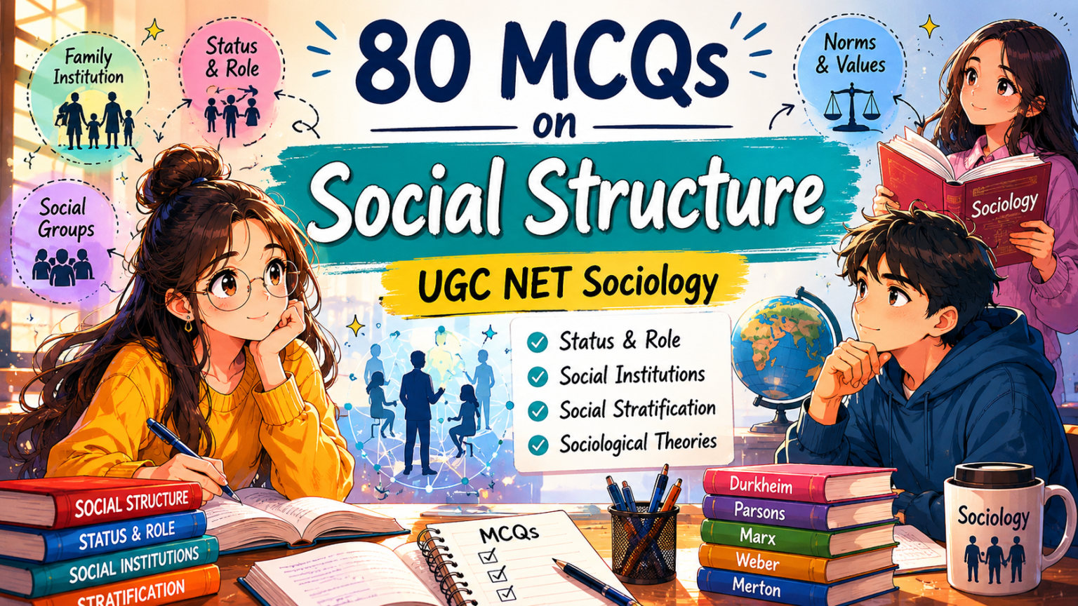 80 Sociology MCQs on Social Structure for UGC NET Sociology